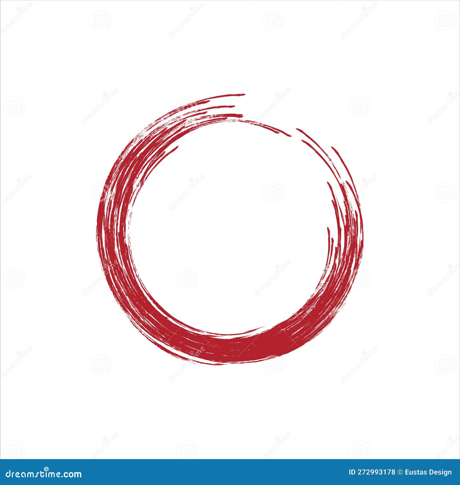 Paint Brush Circle stock vector. Illustration of isolated - 272993178
