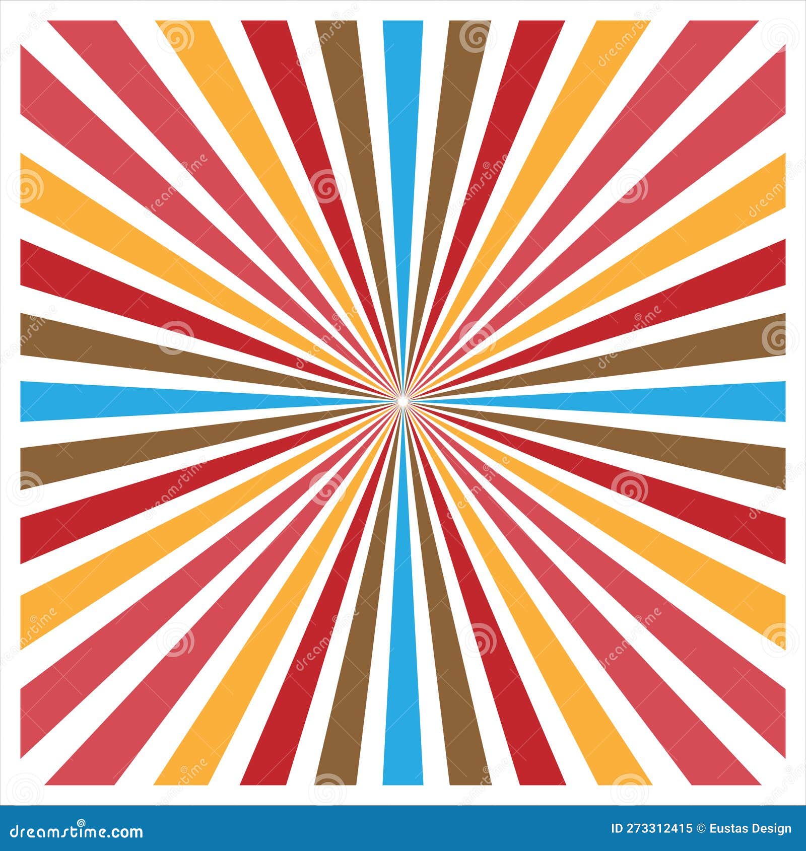 Retro Radial Explosion stock vector. Illustration of logo - 273312415