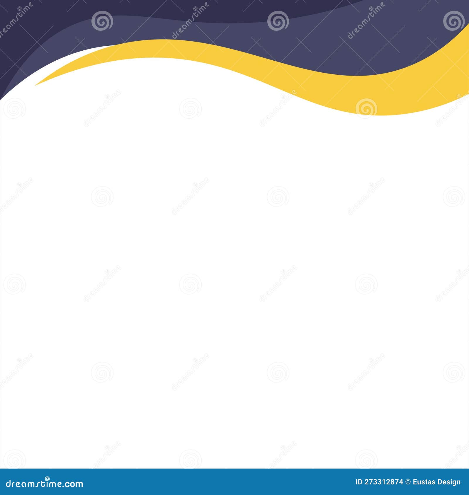 Header Waves Blue and Yellow Stock Vector - Illustration of graphic ...