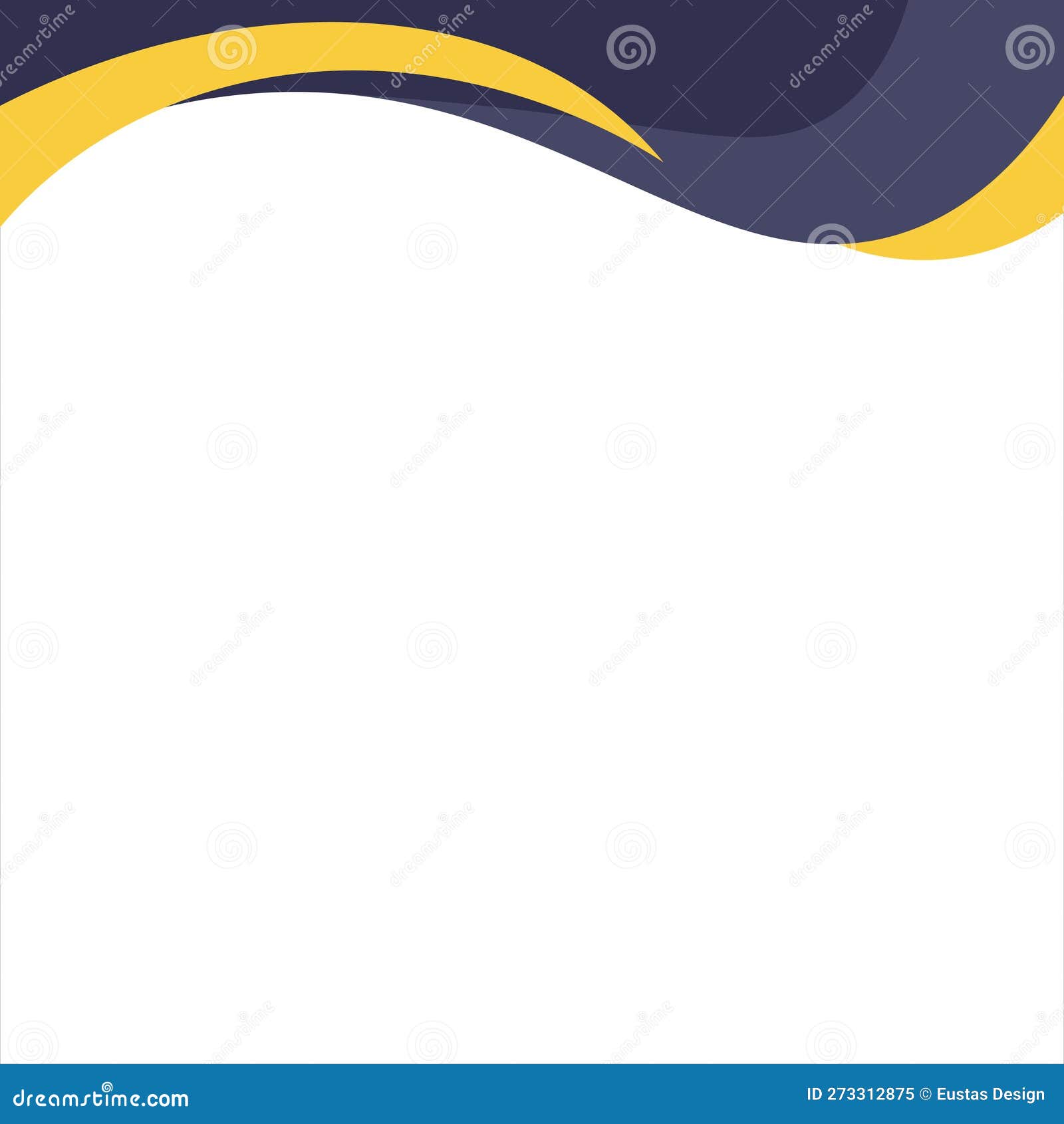 Header Waves Blue and Yellow Stock Vector - Illustration of vector ...