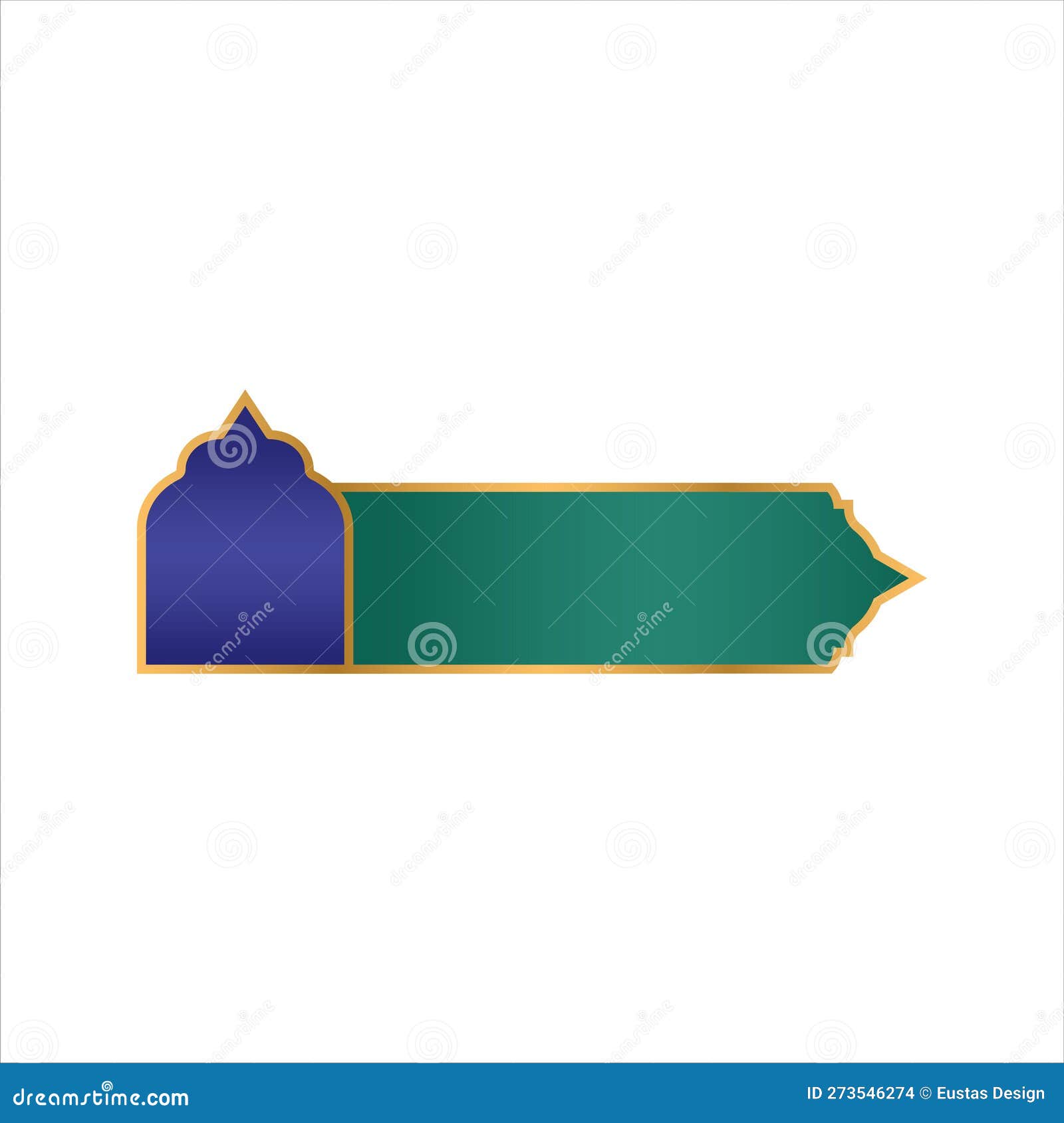 Islamic Button Sign stock vector. Illustration of diagram - 273546274