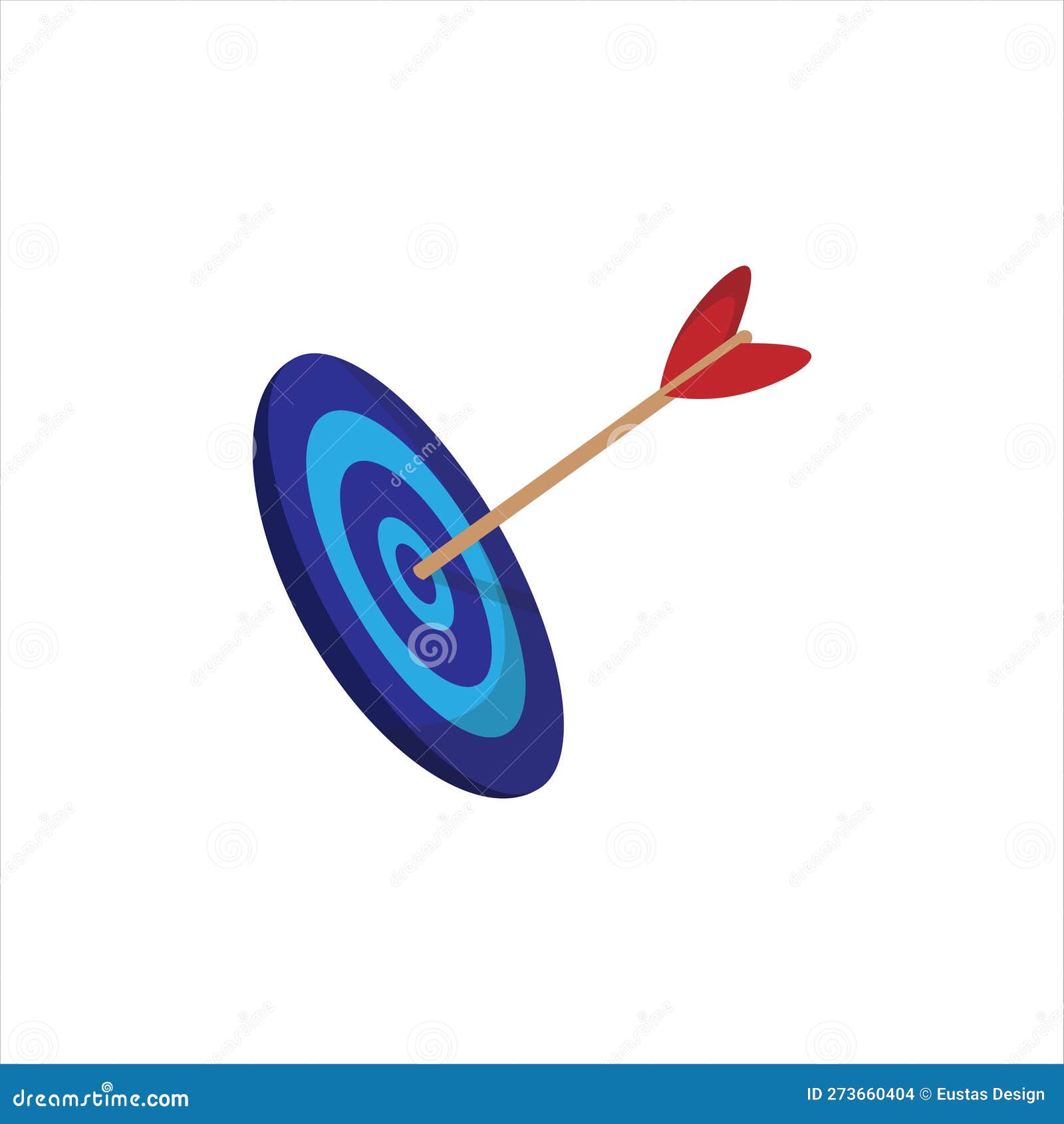 Arrow Target Board Illustration Stock Vector - Illustration of circle ...