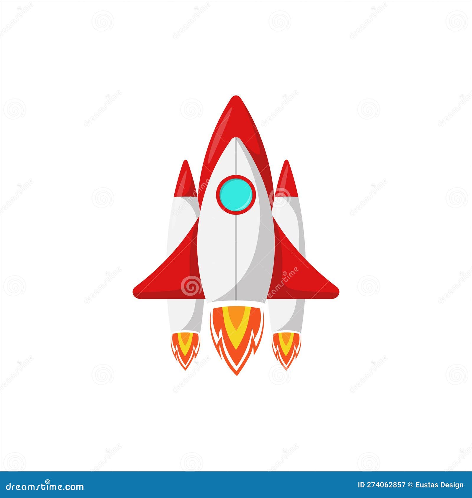 Rocket Galaxy Illustration stock vector. Illustration of spaceship ...