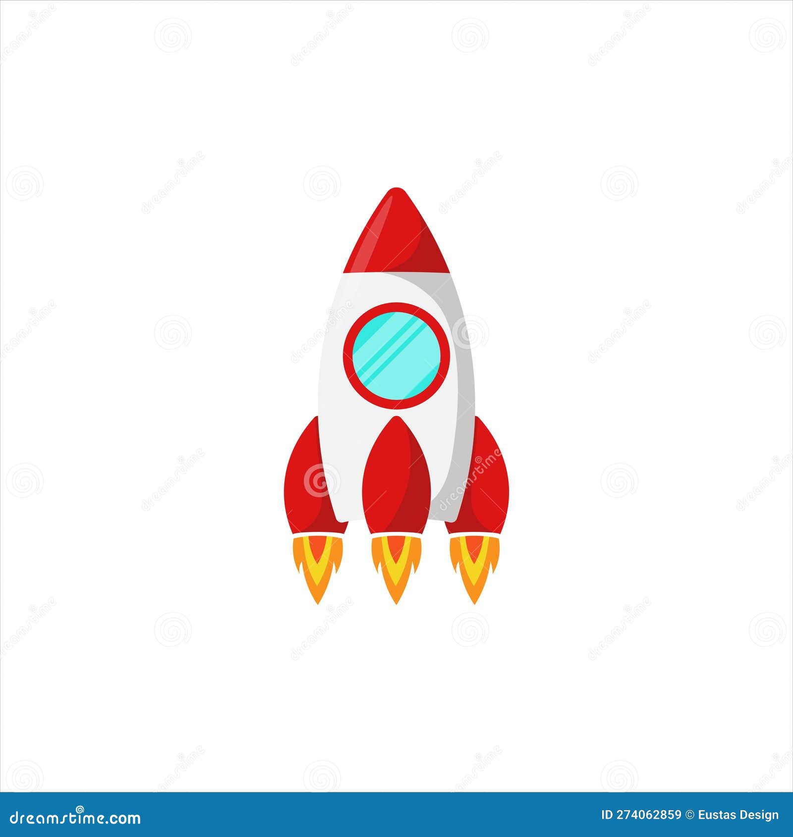 Rocket Galaxy Illustration stock vector. Illustration of line - 274062859