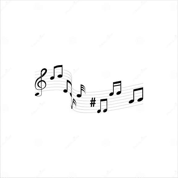 Music Note Chart stock vector. Illustration of vector - 274174262