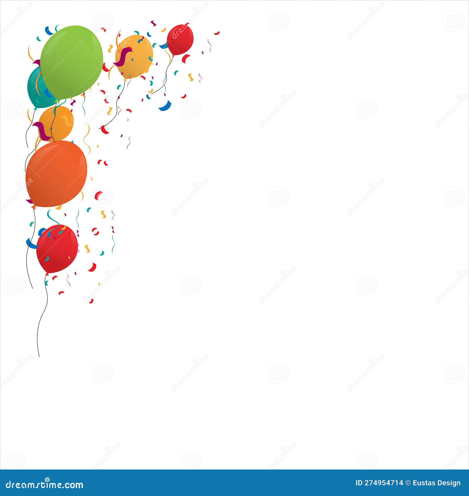 Birthday Celebration Frame stock vector. Illustration of text - 274954714