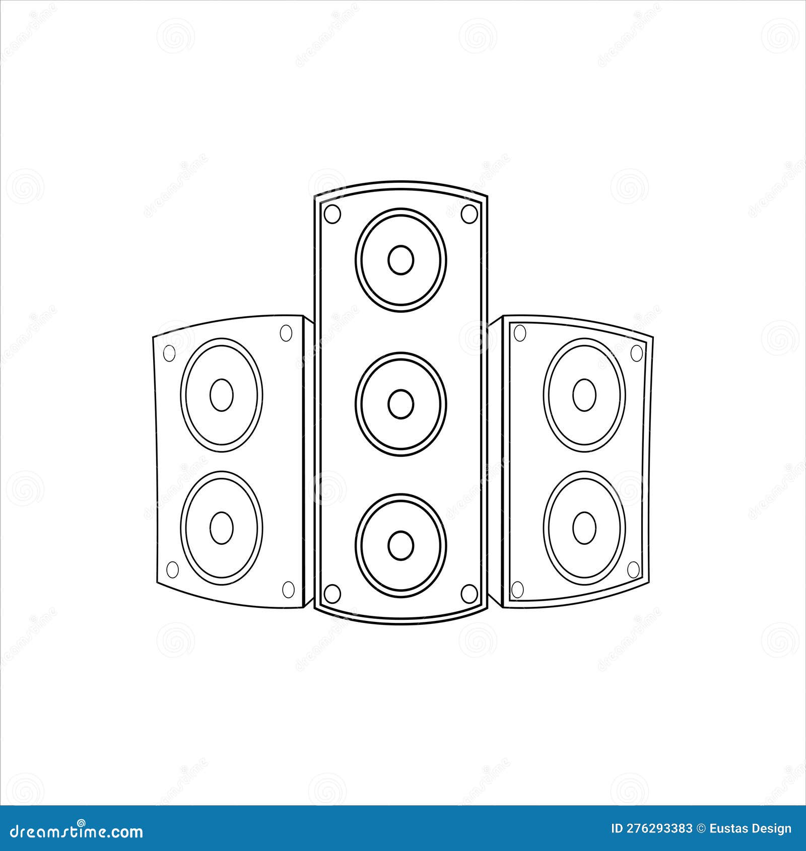 Speaker Sound Doodle Art stock vector. Illustration of loudspeaker ...
