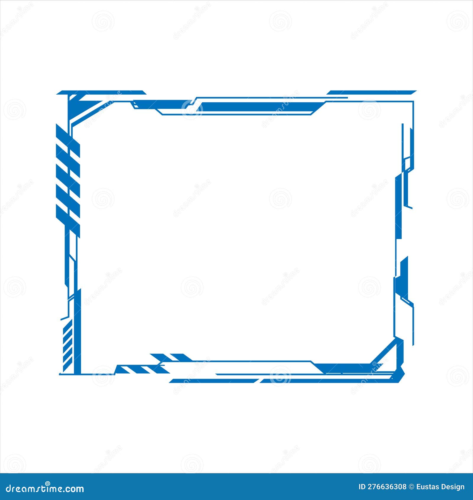 Technology Digital Frame stock vector. Illustration of circle - 276636308