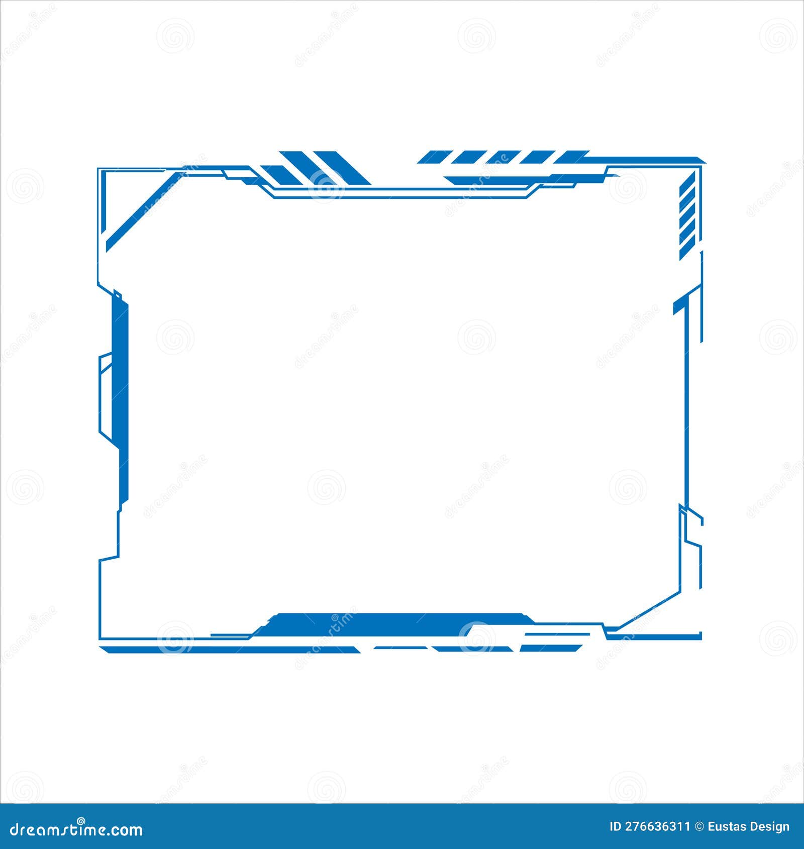 Technology Digital Frame stock vector. Illustration of game - 276636311