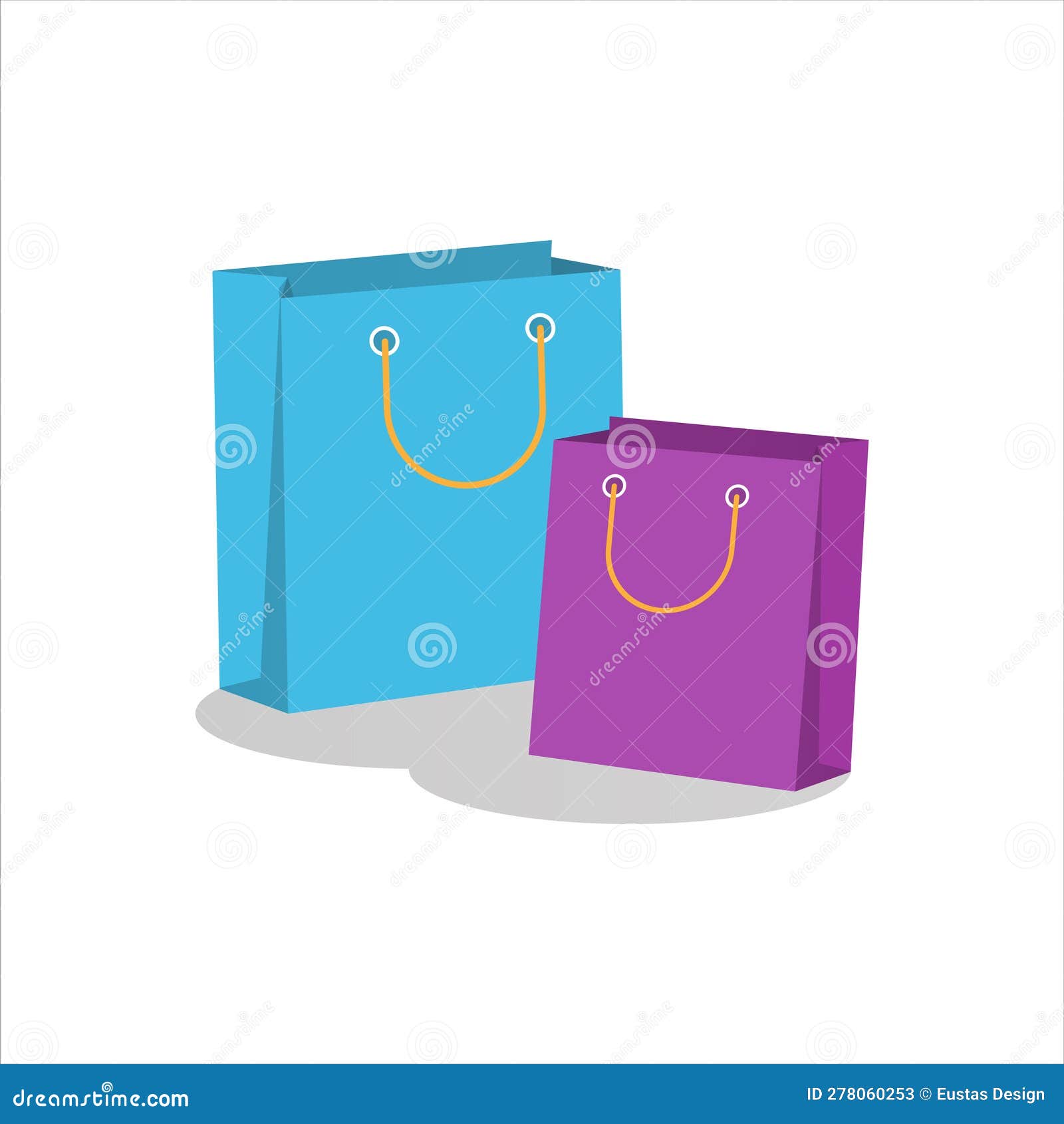 Shopping Bag Packaging stock vector. Illustration of cartoon - 278060253