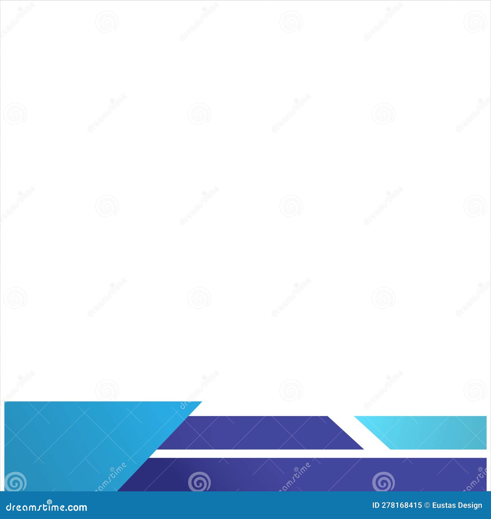 Geometric Header Footer stock vector. Illustration of abstract - 278168415