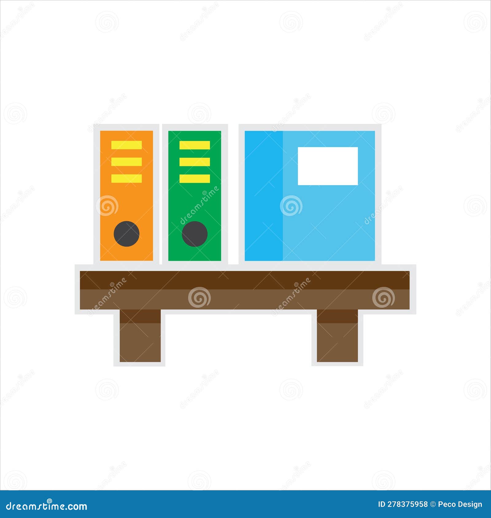 Office Sticker Vector Art stock vector. Illustration of brand - 278375958
