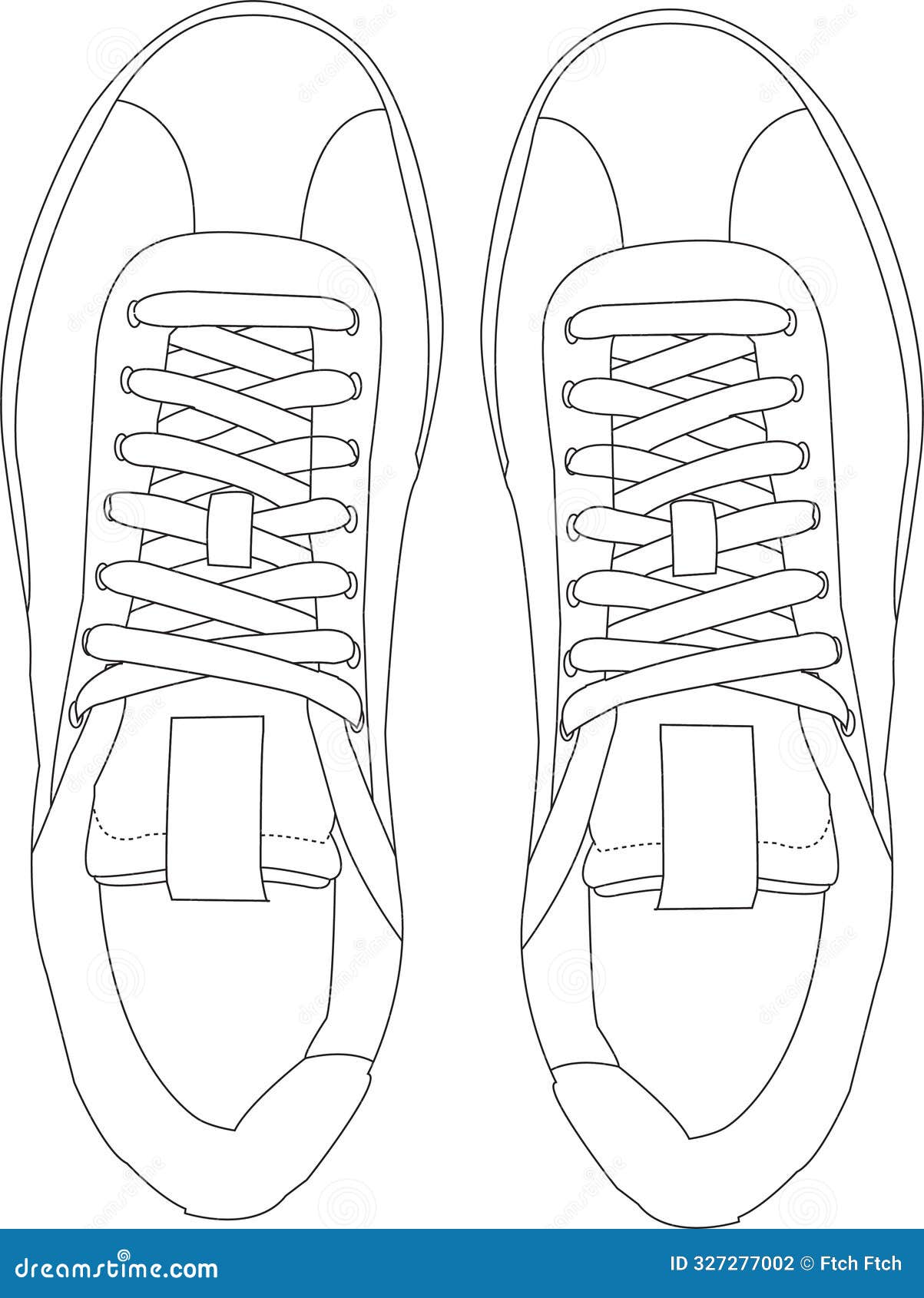 Shoes Sneaker Outline Drawing , Sneakers , Shoes Outline, Illustration ...