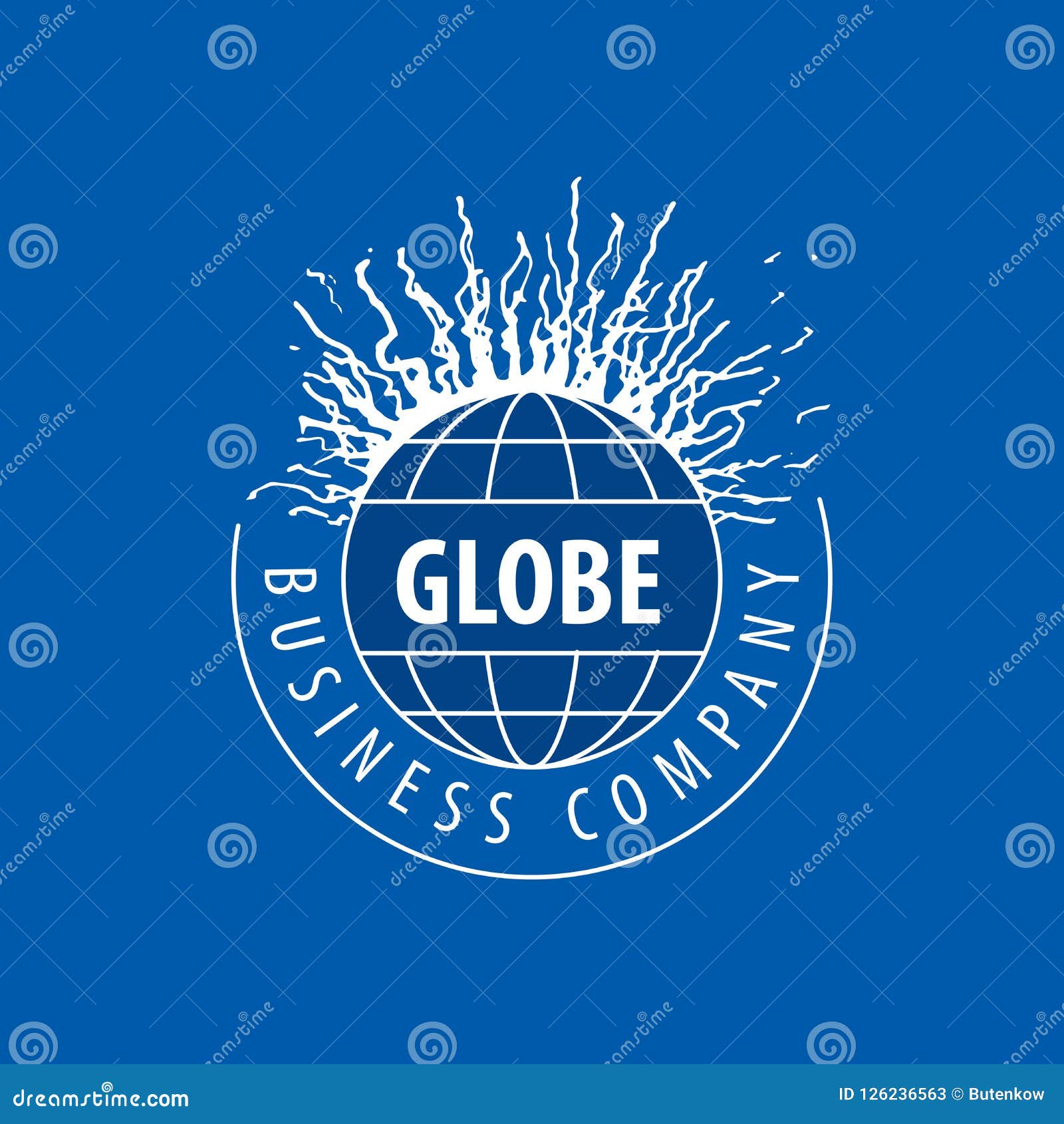 Earth Logo Template. Globe Sign Stock Vector - Illustration of logo ...