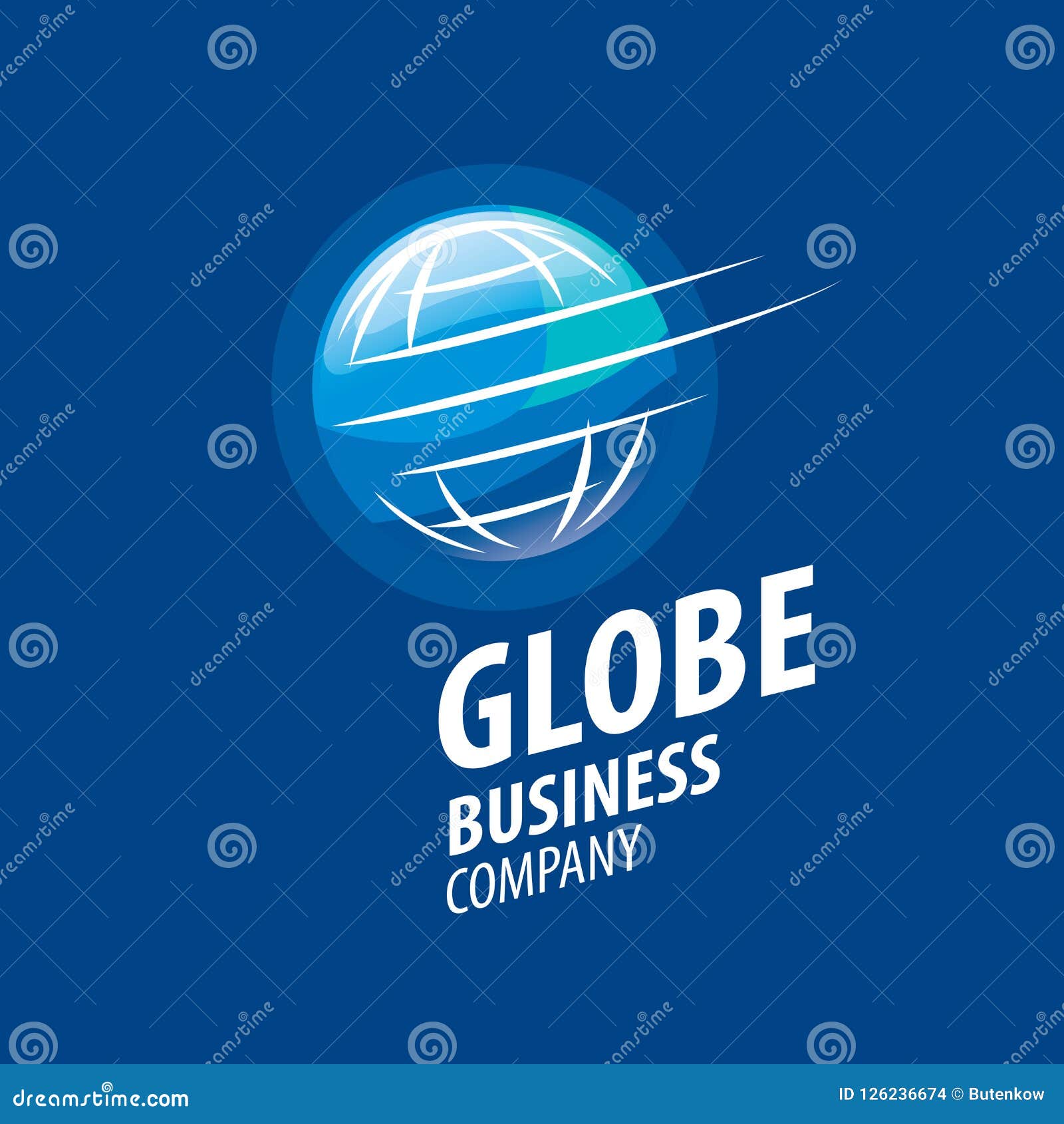 Earth Logo Template. Globe Sign Stock Vector - Illustration of abstract ...