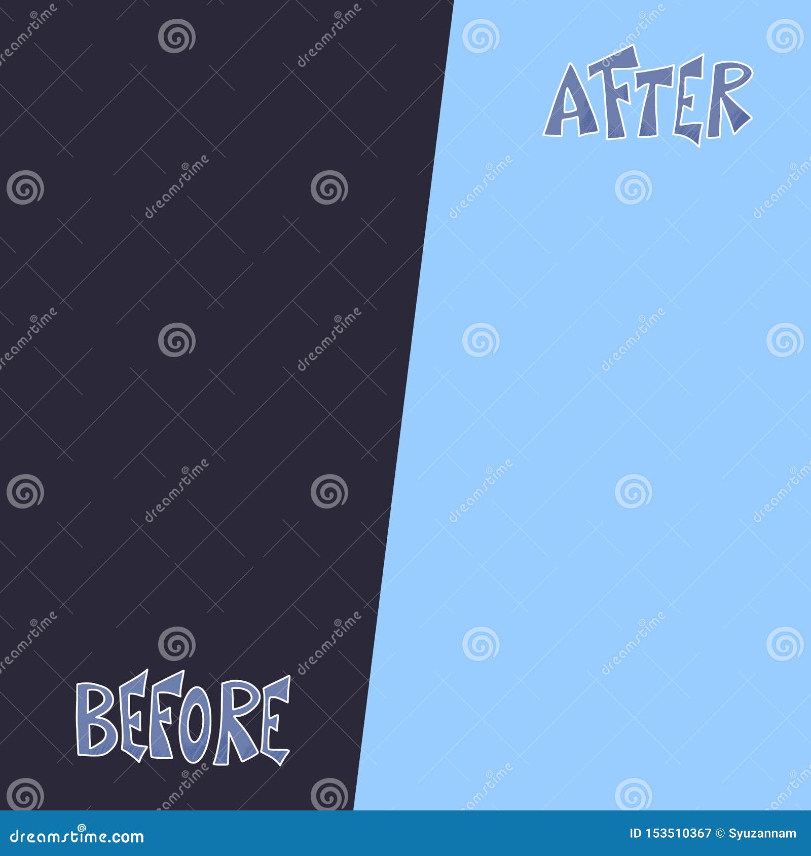 Before and after Template. Vector Illustration. Stock Vector ...