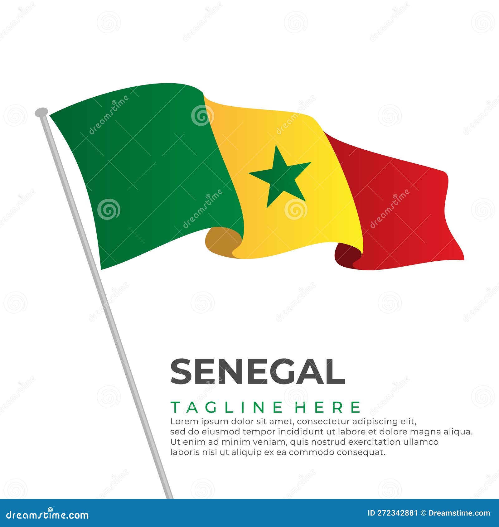 Vector Map Of Senegal. L Map, World Map, Infographic Elements ...