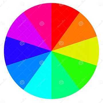 Template Wheel Fortune, Color Palette, Vector Stock Vector ...