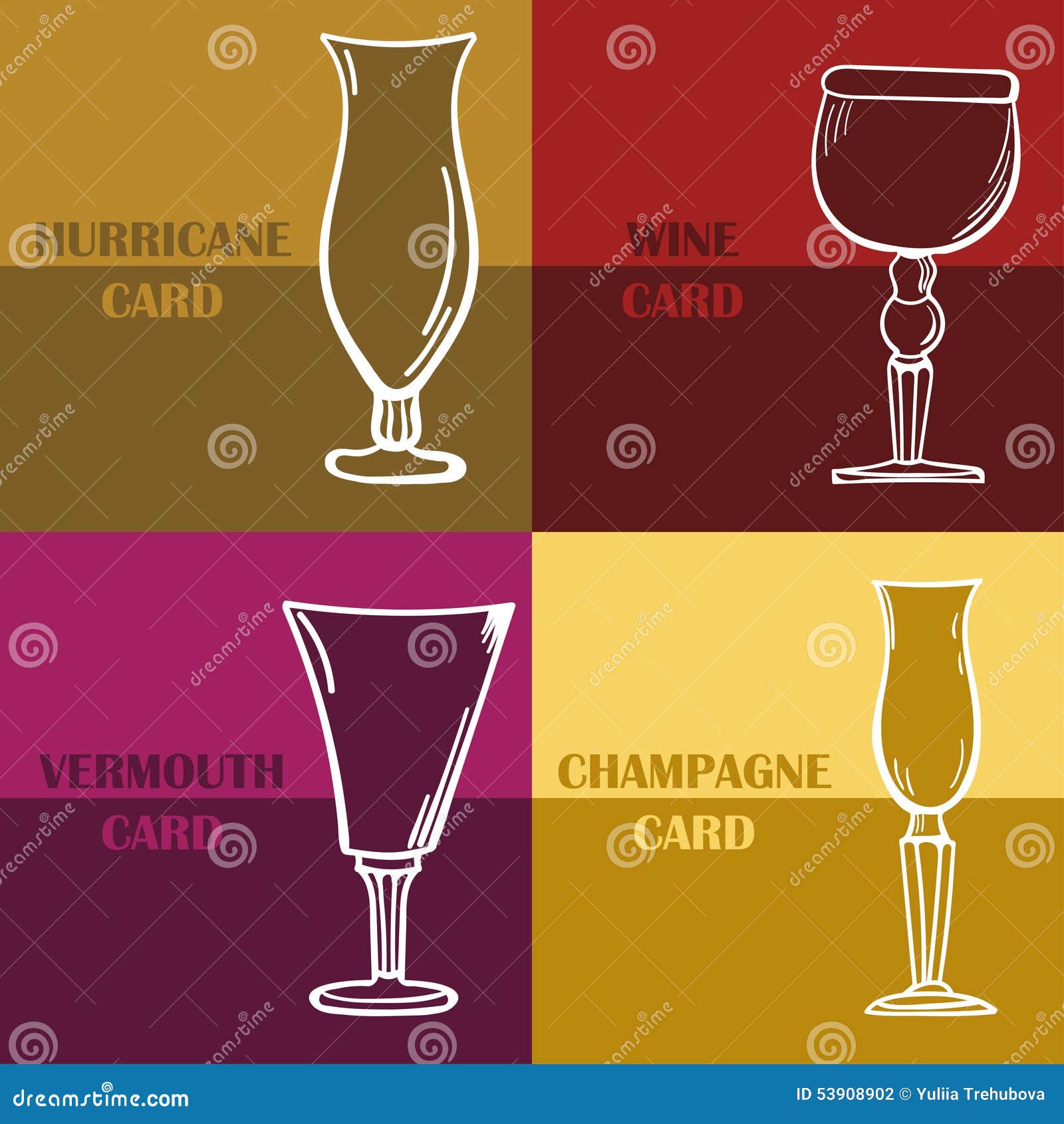 Template of a wine card. stock vector. Illustration of announcement ...