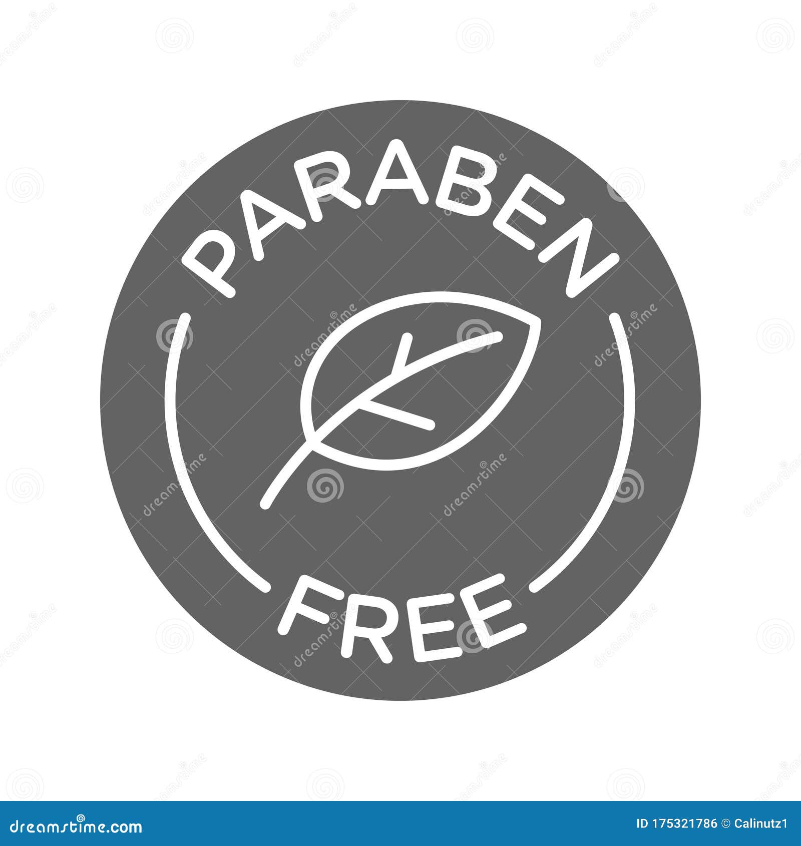 Paraben Free Icon Cosmetic Vector Label Stock Vector - Illustration of ...