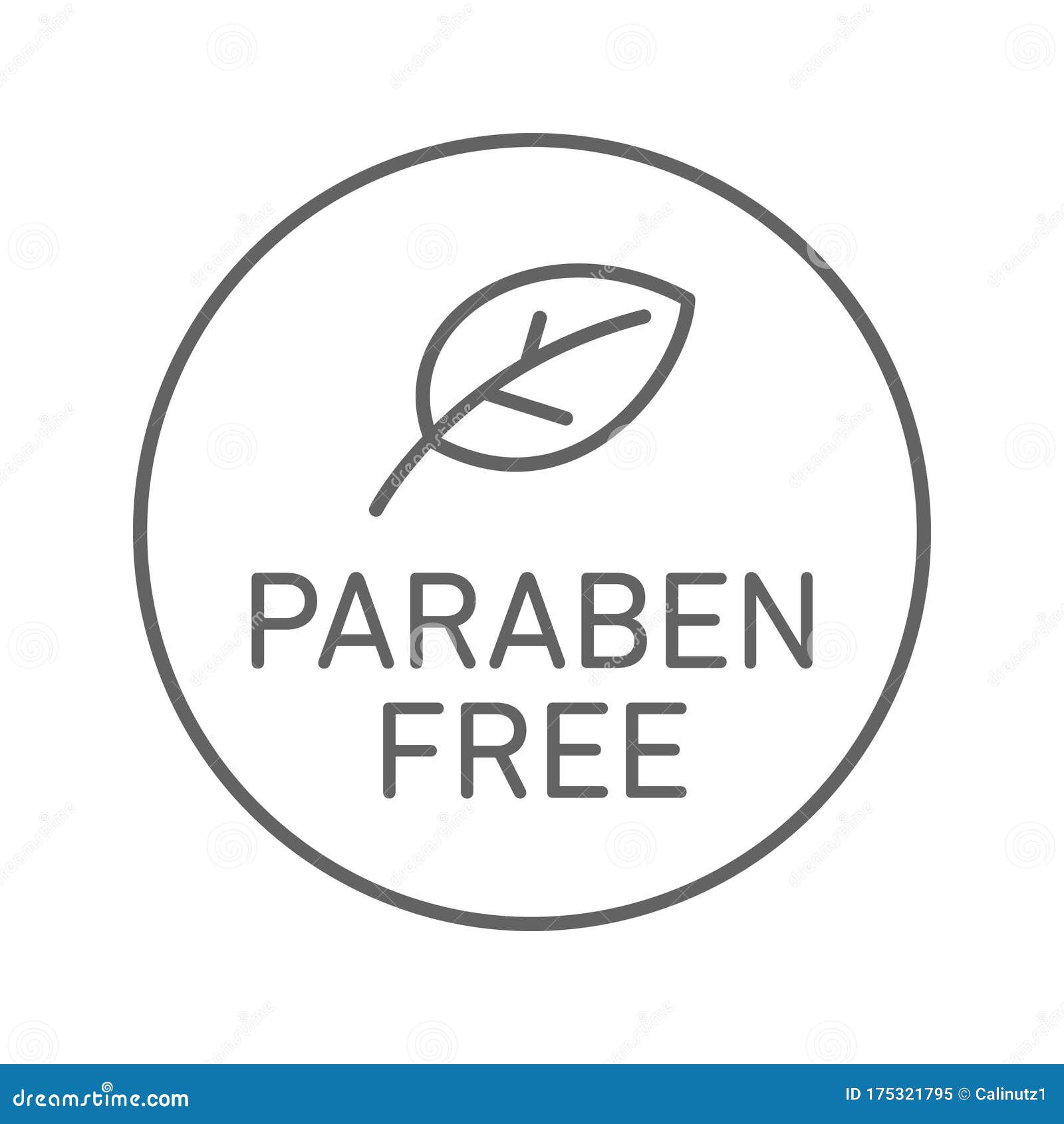 Paraben Free Icon Cosmetic Vector Label | CartoonDealer.com #175321795