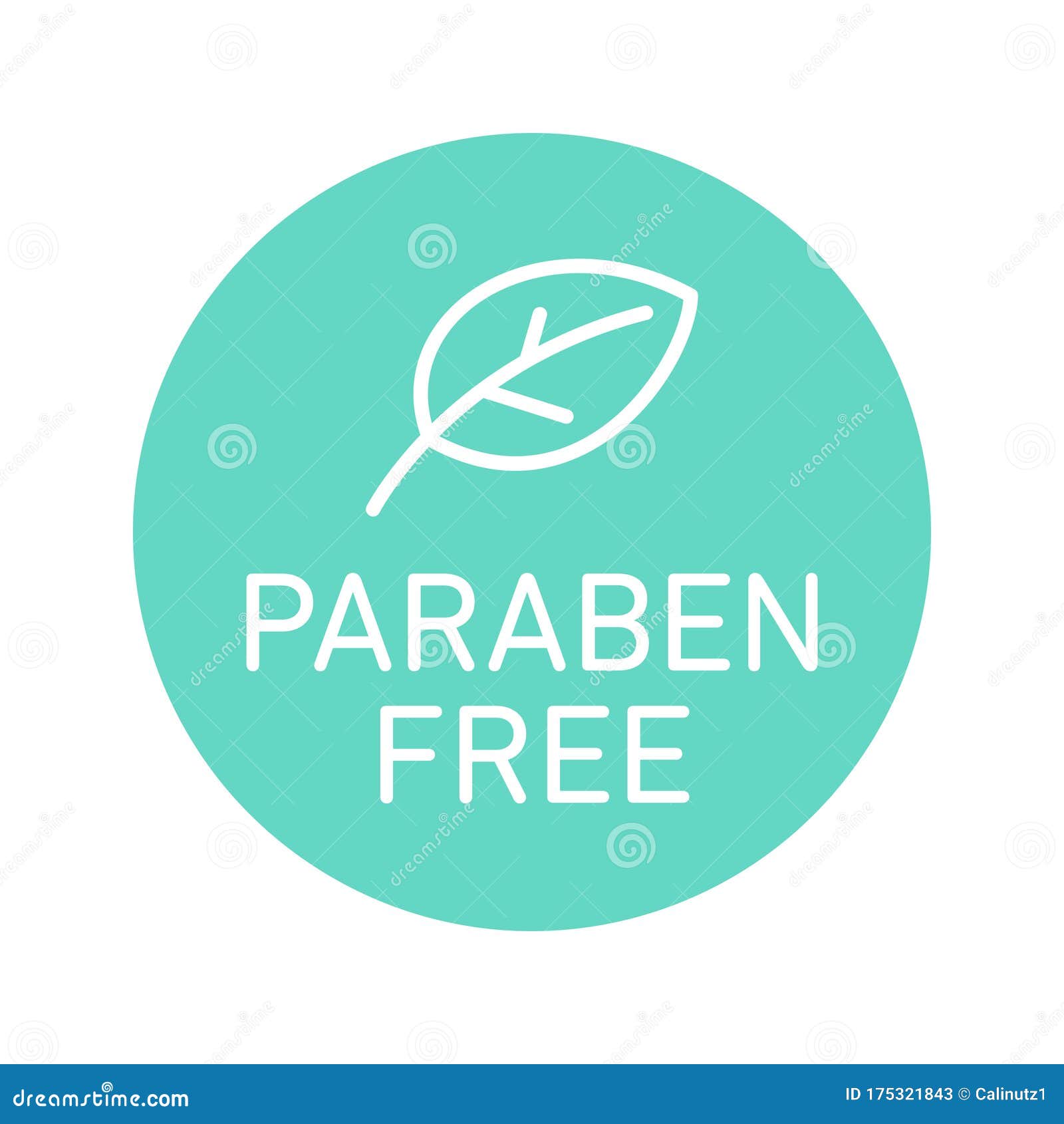 Paraben Free Icon Cosmetic Vector Label Stock Vector - Illustration of ...