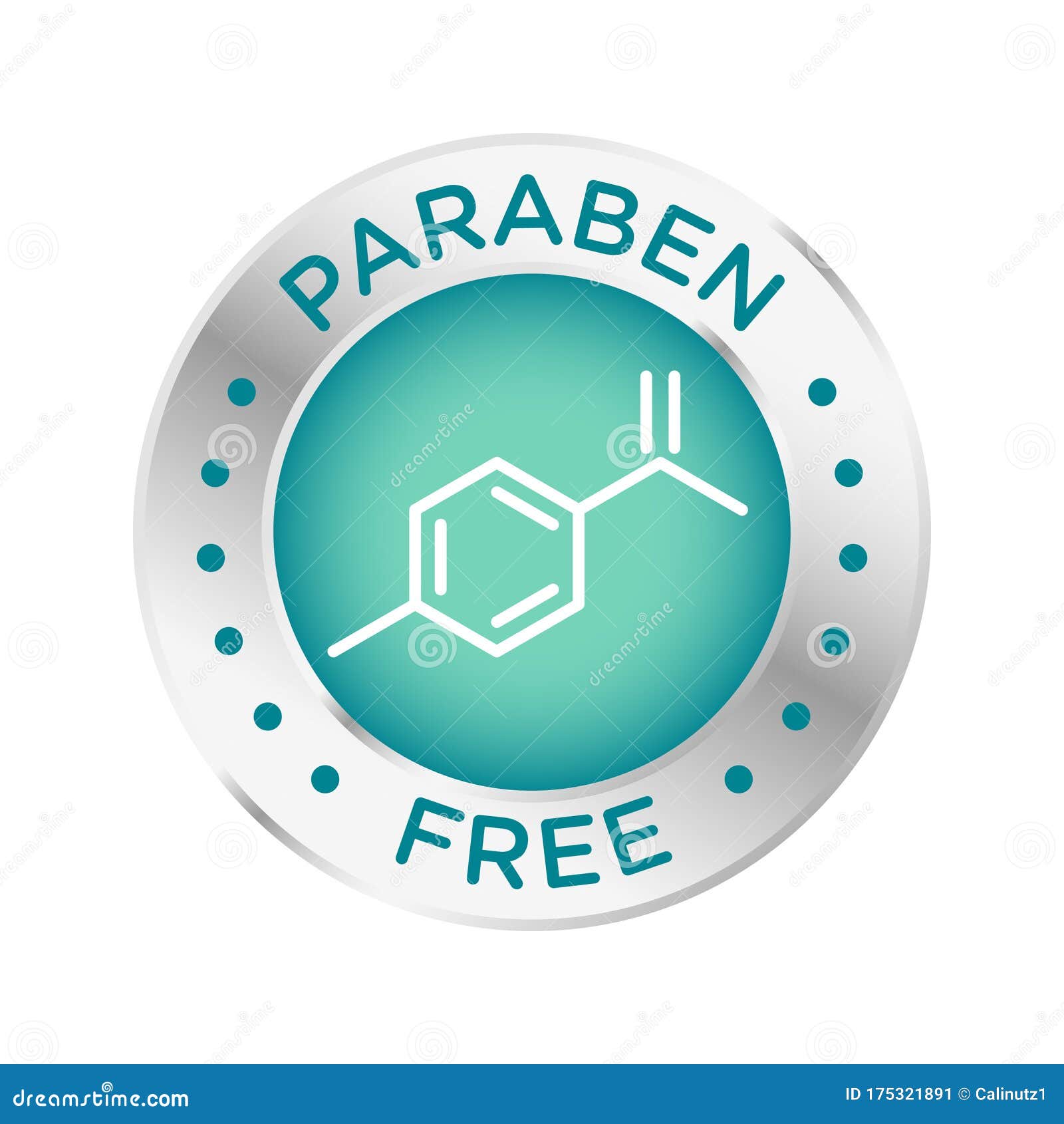 Paraben Free Icon Cosmetic Vector Label Stock Vector - Illustration of ...