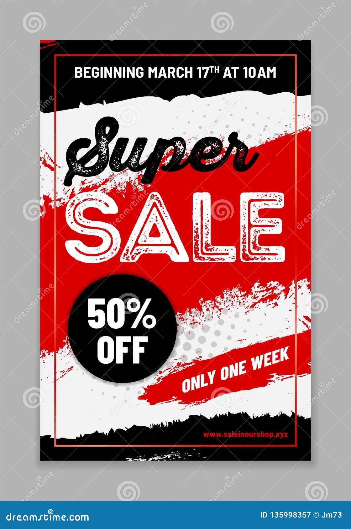 Template for Your SALE Design with Sample Text Stock Vector ...