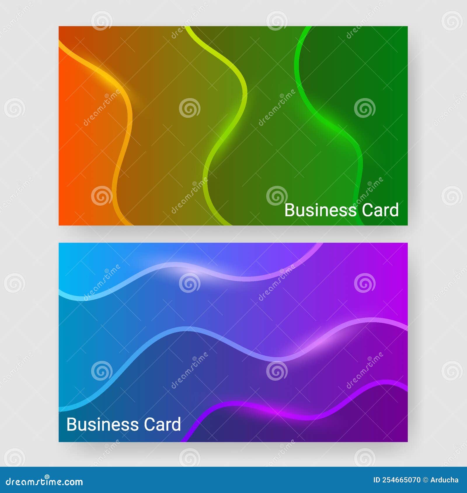 Templates Background Name Card Pattern 3d Wave Stock Illustration ...