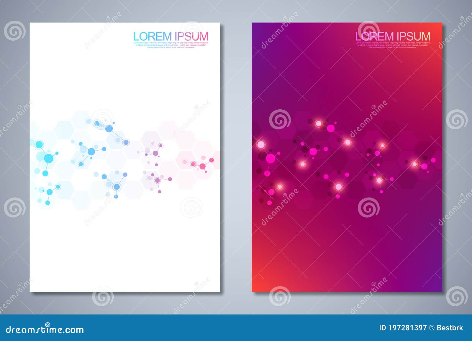 Templates Brochure or Cover Book, Page Layout, Flyer Design with ...