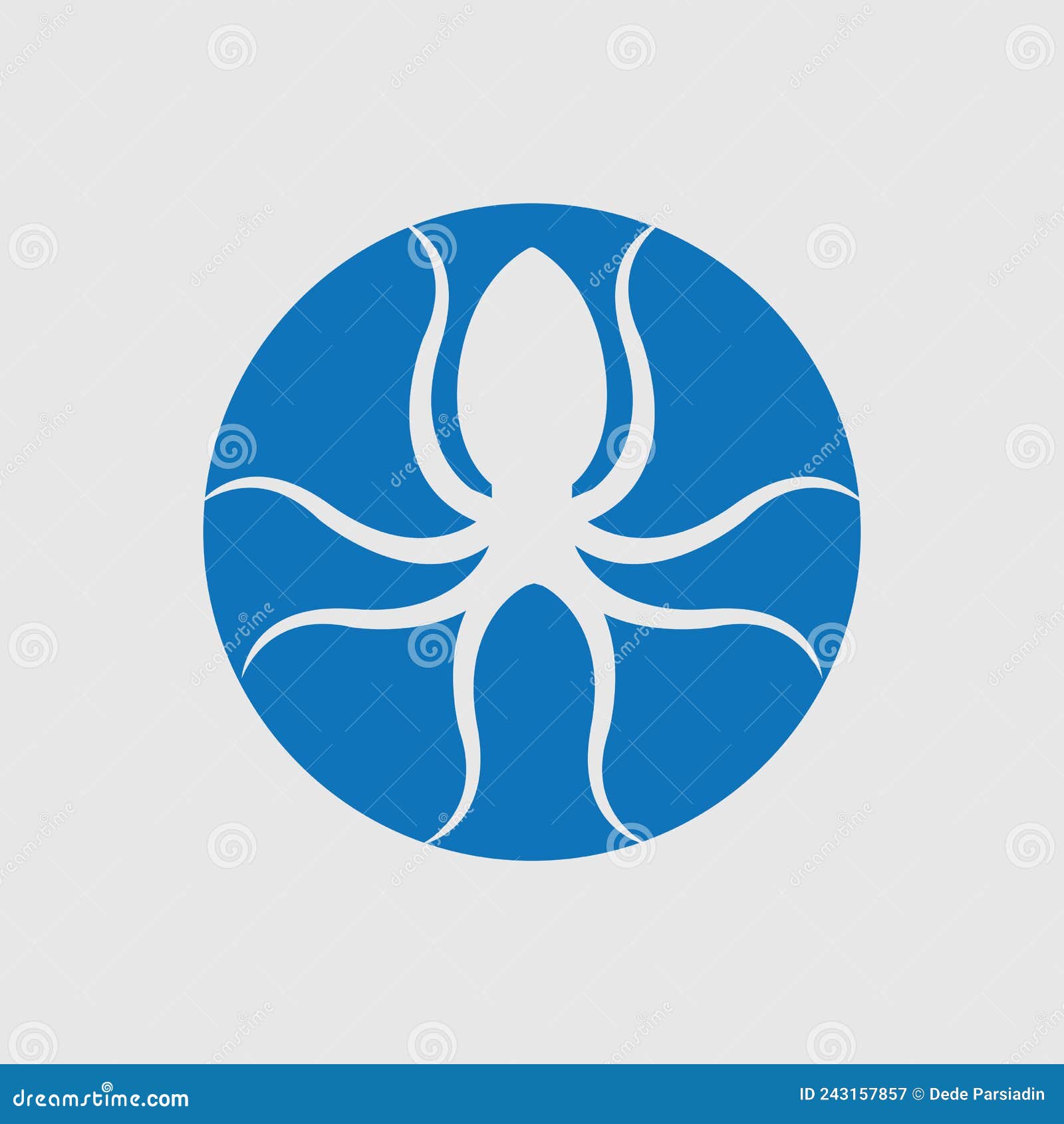 Templates for Octopus Logos, Labels and Emblems Vector Illustration ...