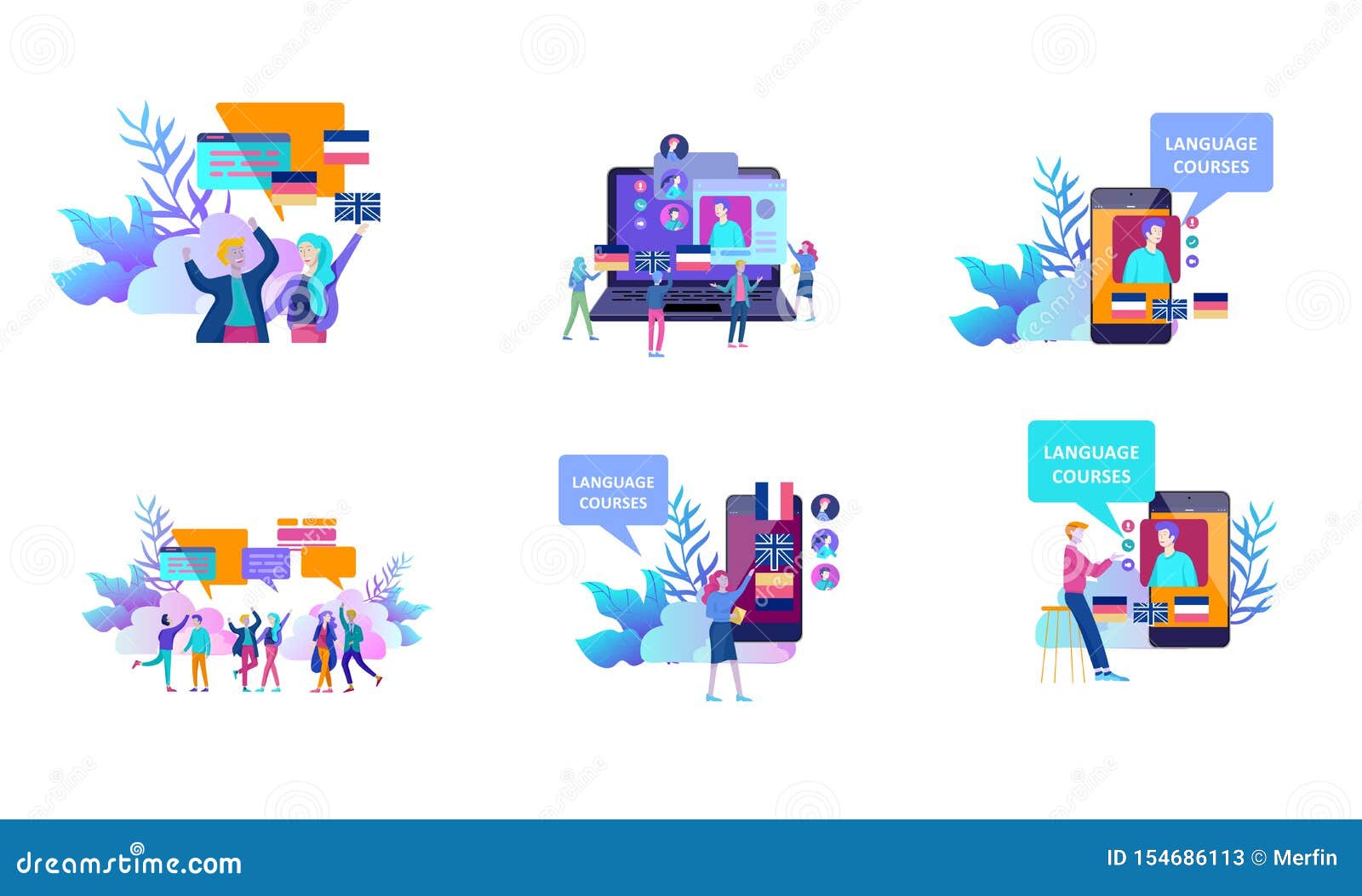 Templates for Online Language Courses, Distance Education, Training ...