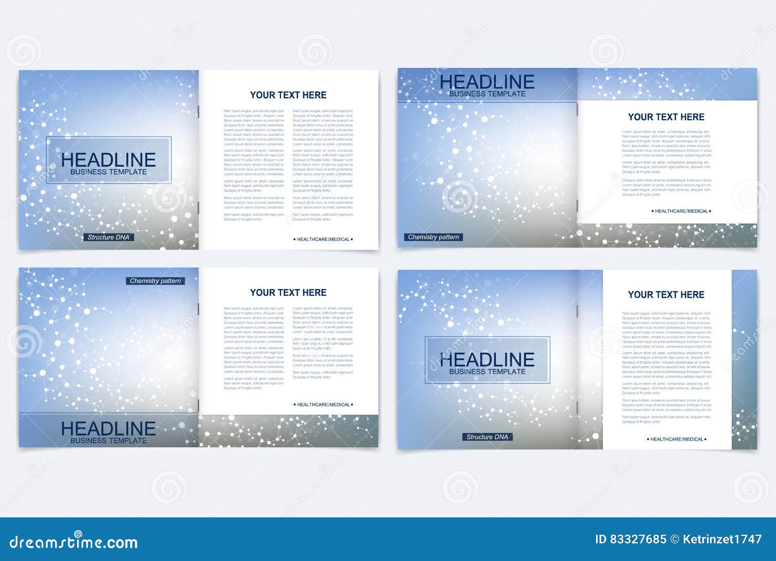 Templates for Square Brochure. Leaflet Cover Presentation. Business ...