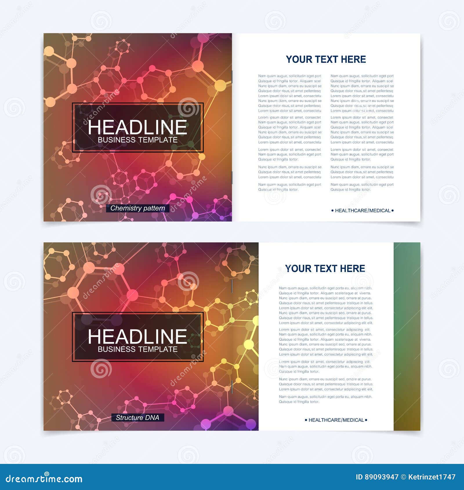 Templates for Square Brochure. Leaflet Cover Presentation. Business ...