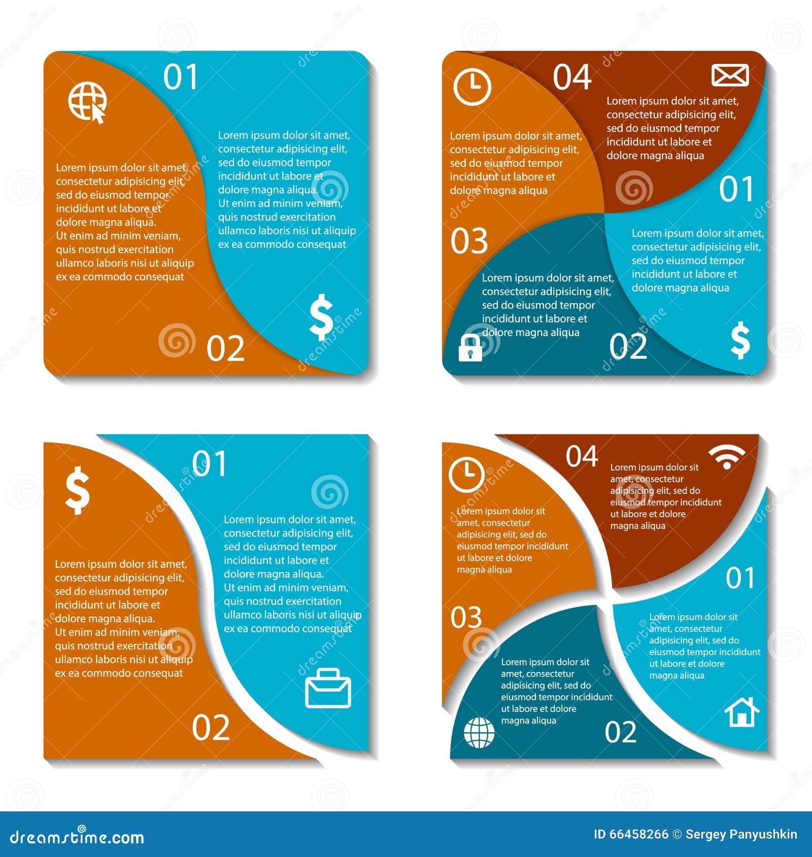 Templates Square Infographic Diagram Stock Vector - Illustration of ...