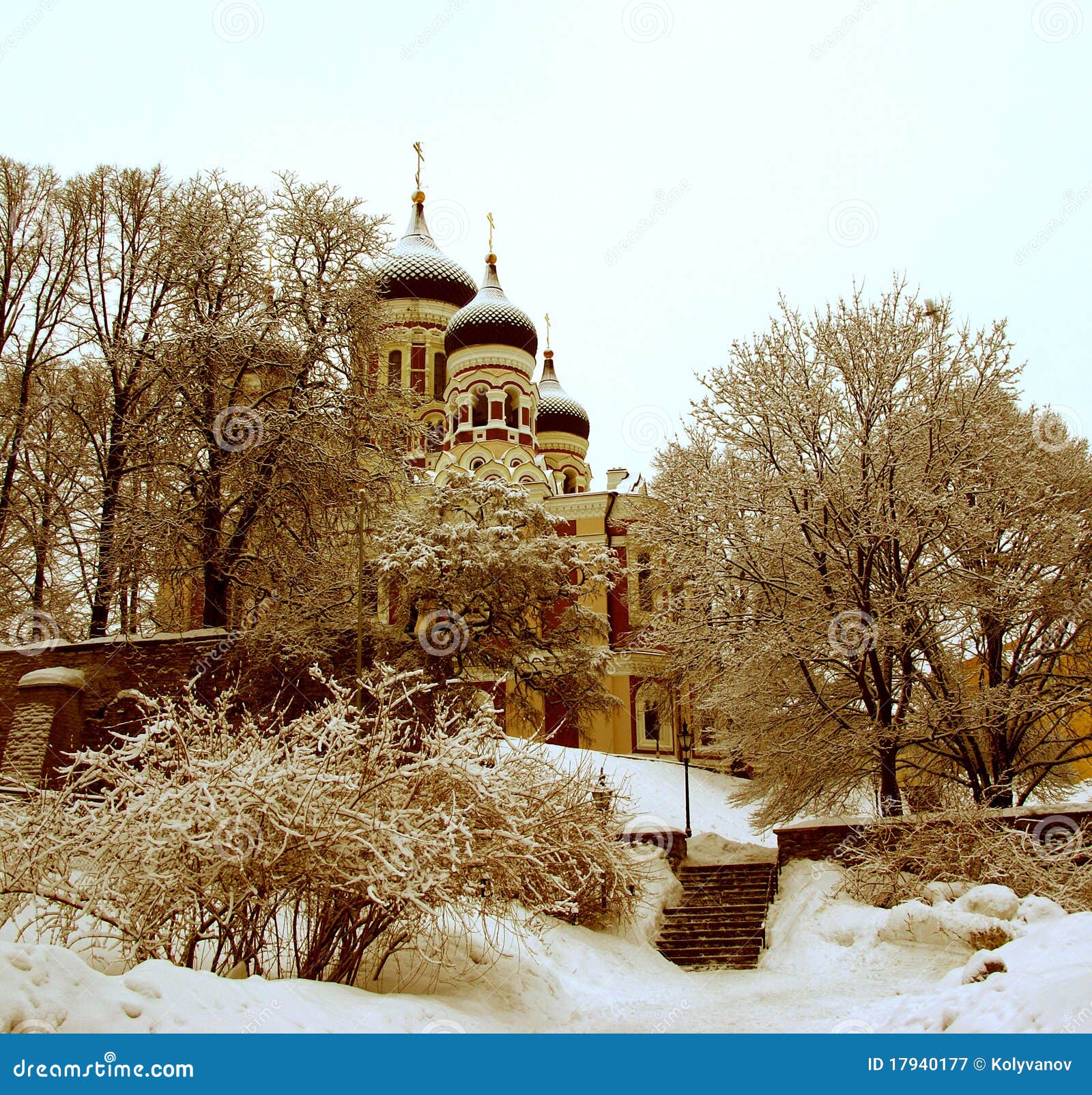 Temple Aleksandr Nevski in Tallinn Stock Image - Image of religion ...