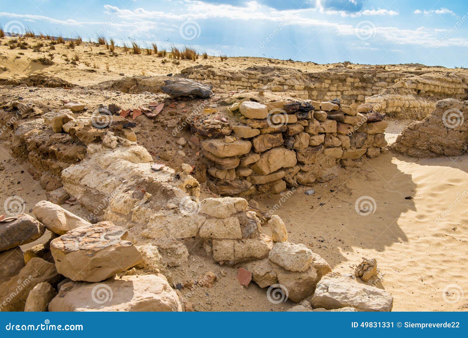 Temple of Alexander the Great, Egypt Stock Image - Image of monument ...