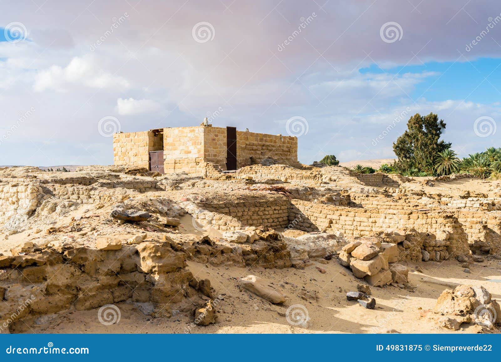 Temple of Alexander the Great, Egypt Stock Image - Image of building ...