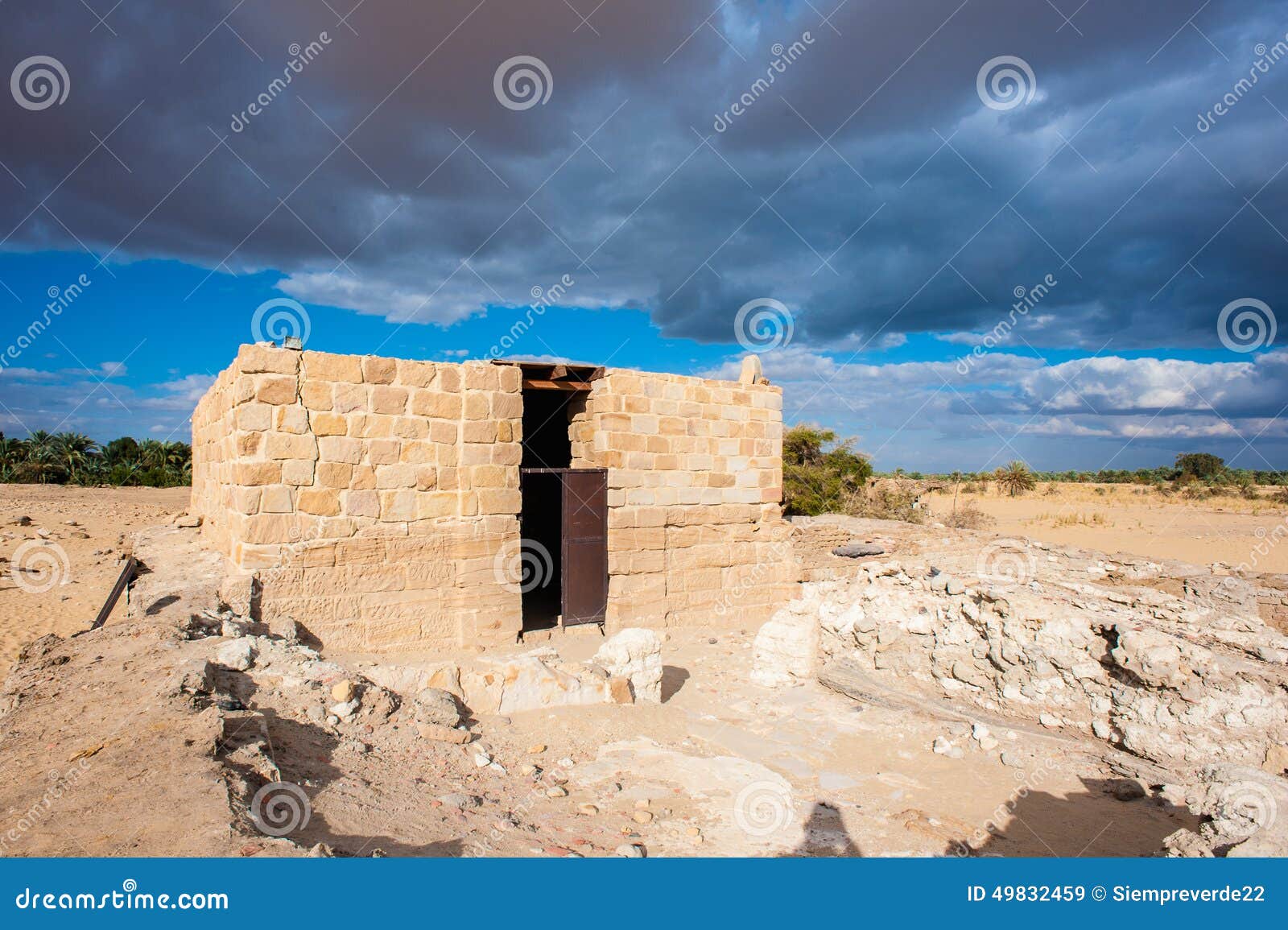 Temple of Alexander the Great, Egypt Stock Image - Image of monument ...