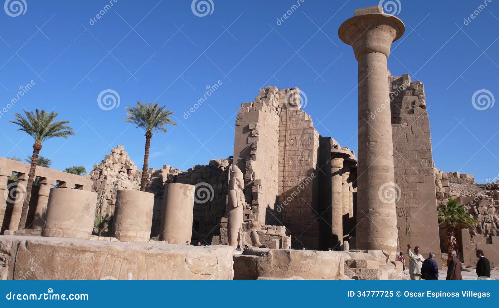 Temple of Amon. Karnak. Egypt Editorial Image - Image of temple, karnak ...