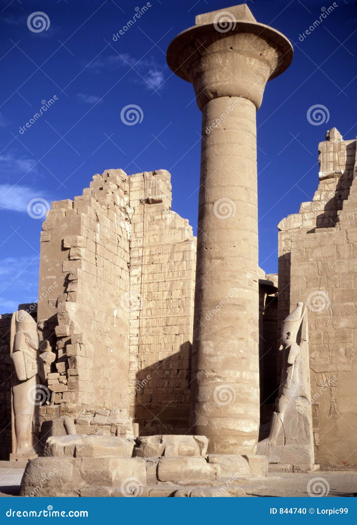 Temple of Amon- Ra stock photo. Image of egypt, amon, karnak - 844740