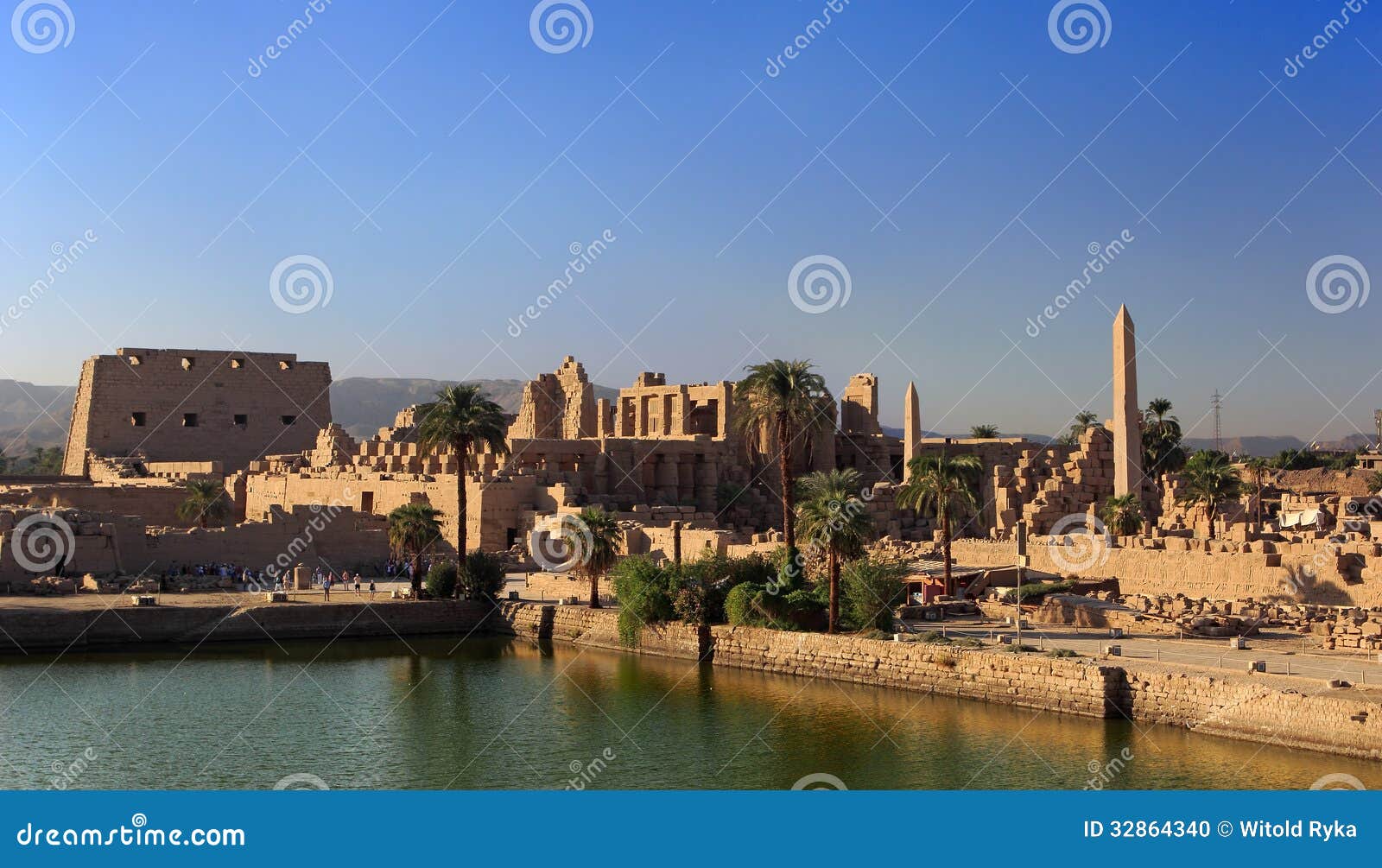 Temple of Amun at Karnak stock photo. Image of stone - 32864340