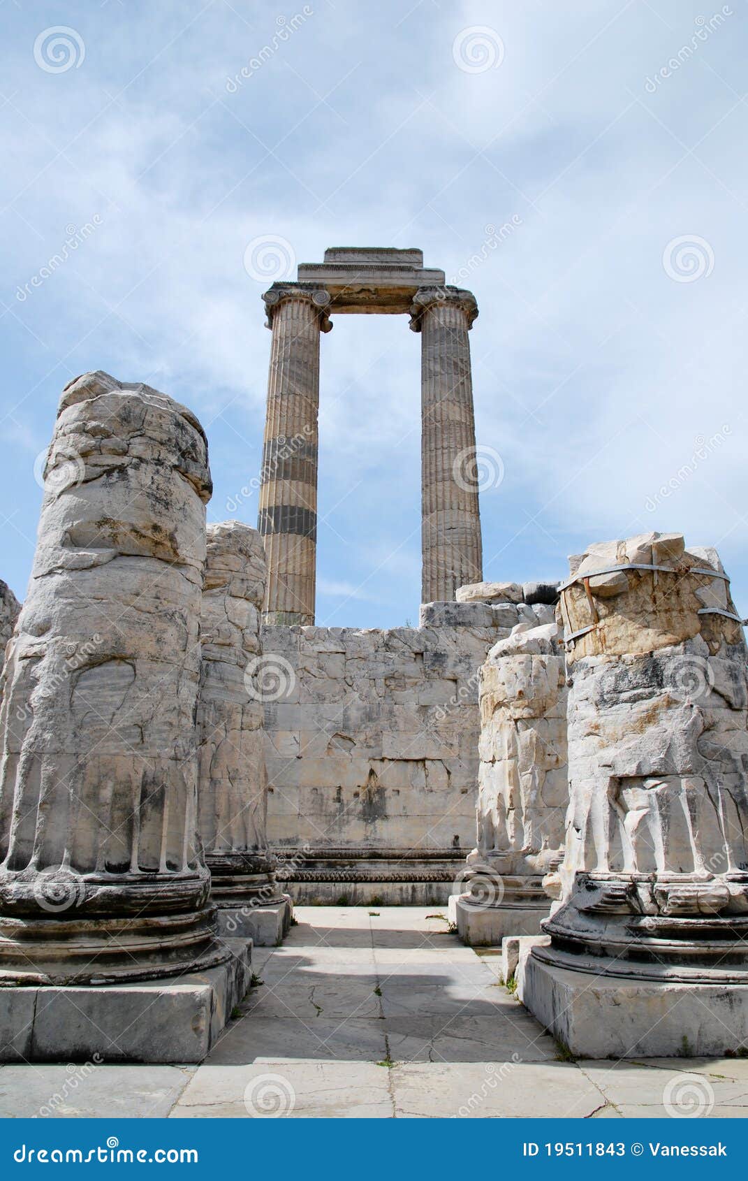 In the Temple of Apollo stock image. Image of culture - 19511843
