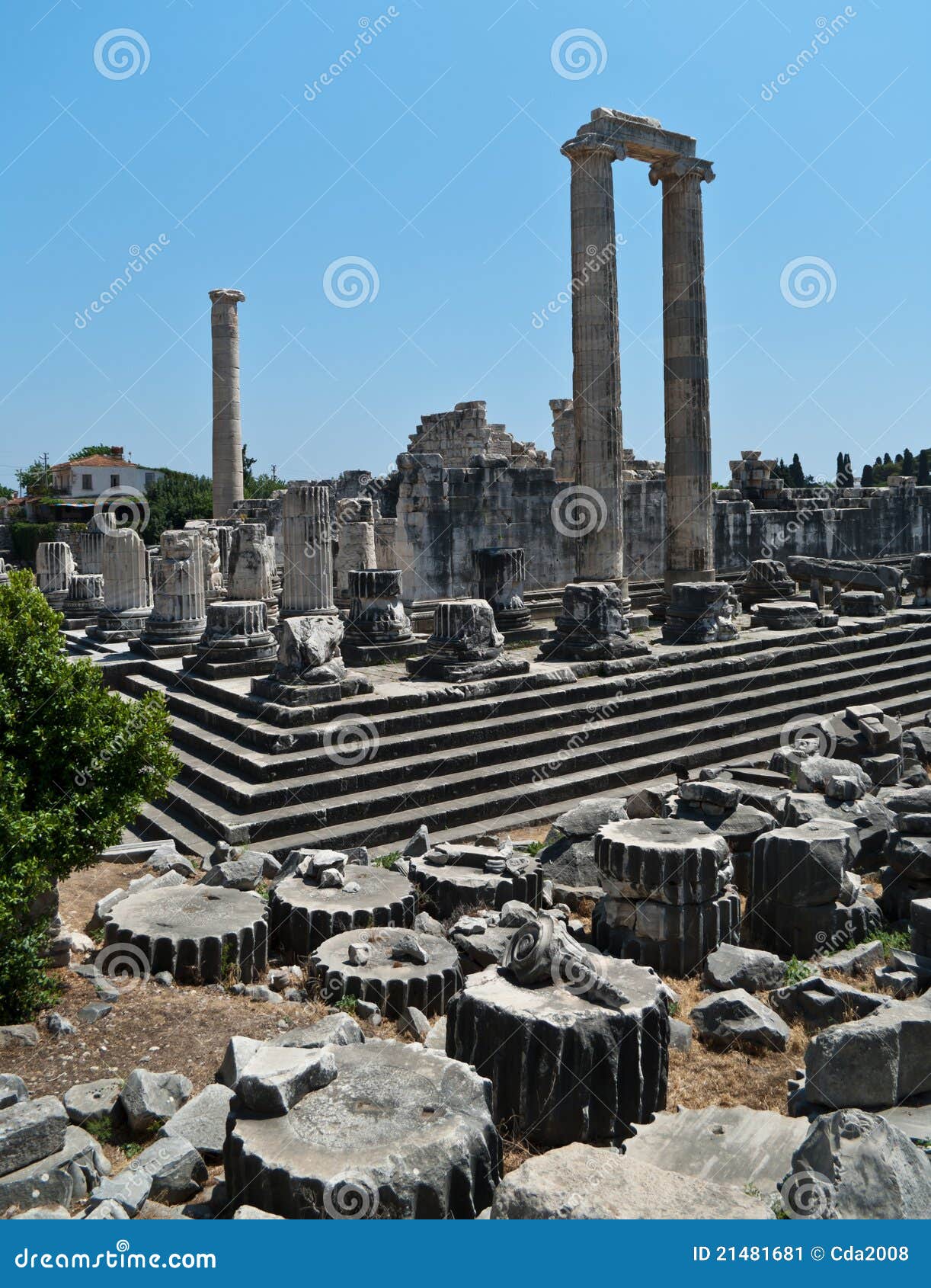 Temple of Apollo stock image. Image of mythic, didim - 21481681