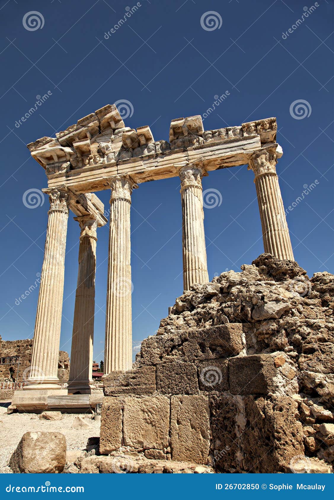 Temple of Apollo stock photo. Image of destinations, ornate - 26702850