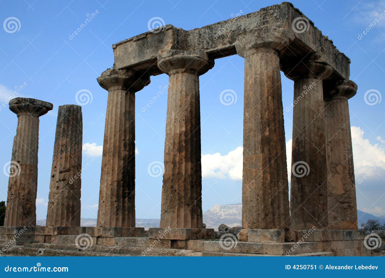 The Temple of Apollo stock image. Image of apollo, mediterranean - 4250751