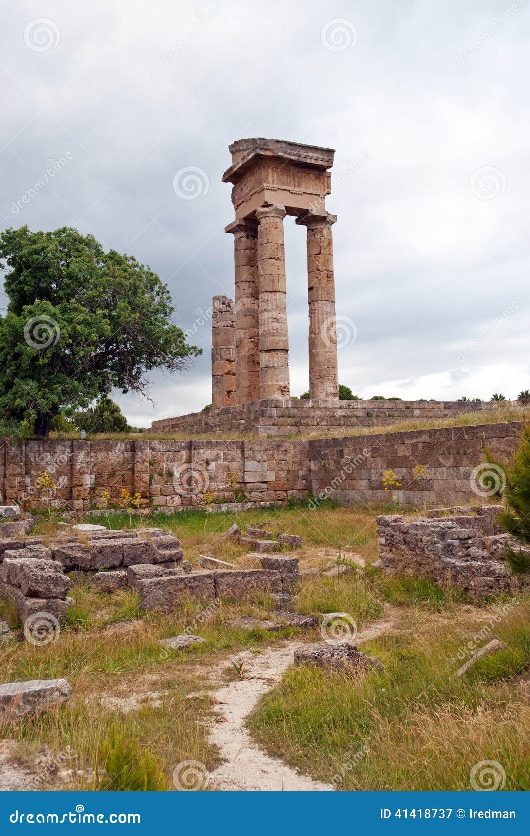 Temple of Apollo stock image. Image of tourism, column - 41418737