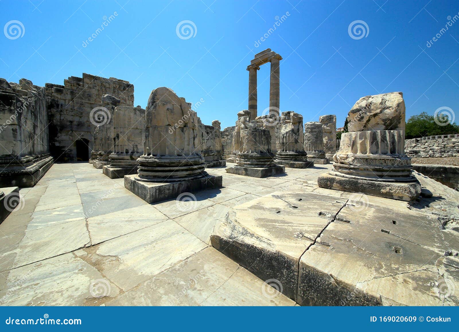 The Temple of Apollo at Didyma Stock Image - Image of temple ...