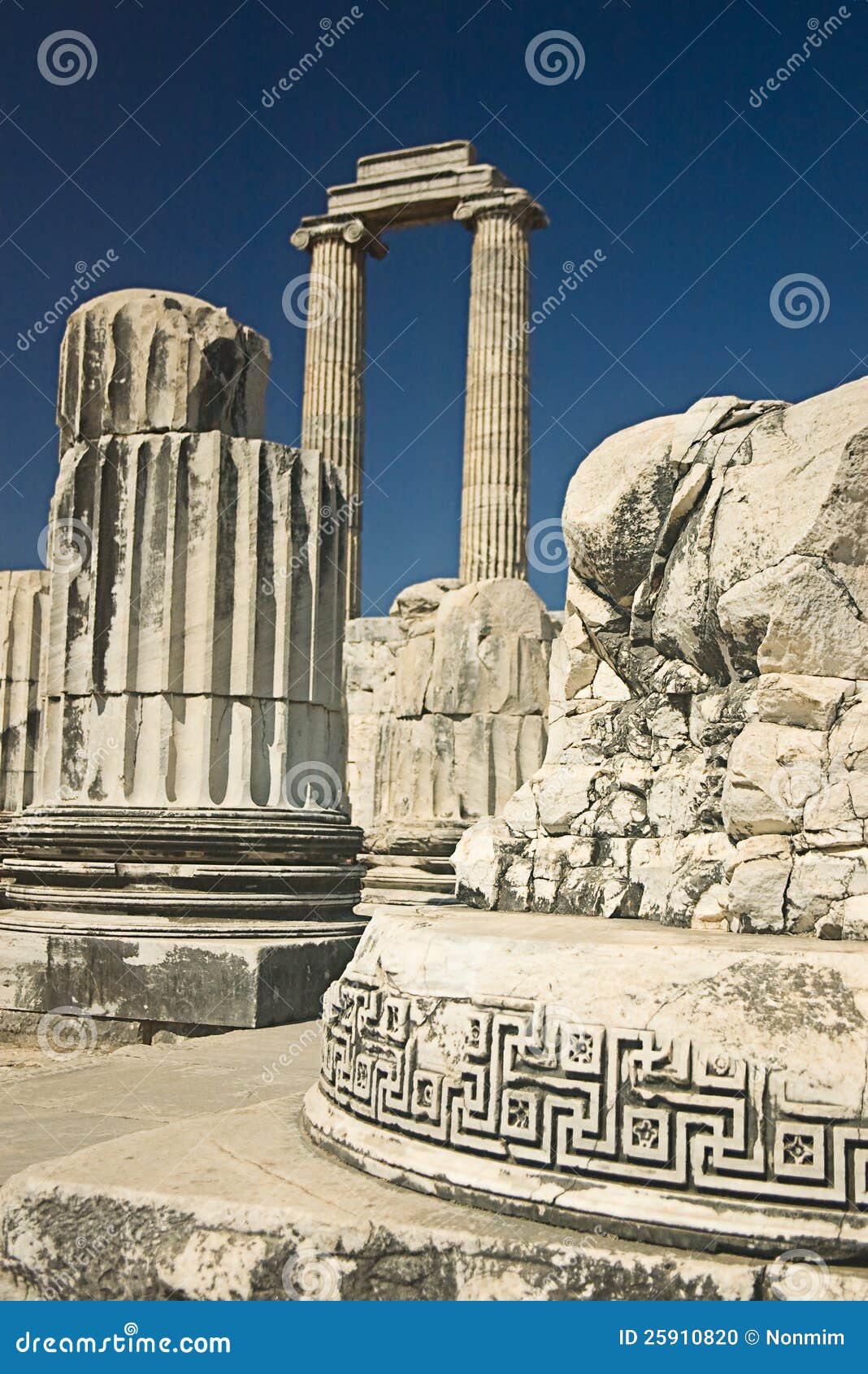 Temple of Apollo in Didyma, Turkey Stock Photo - Image of didyma ...