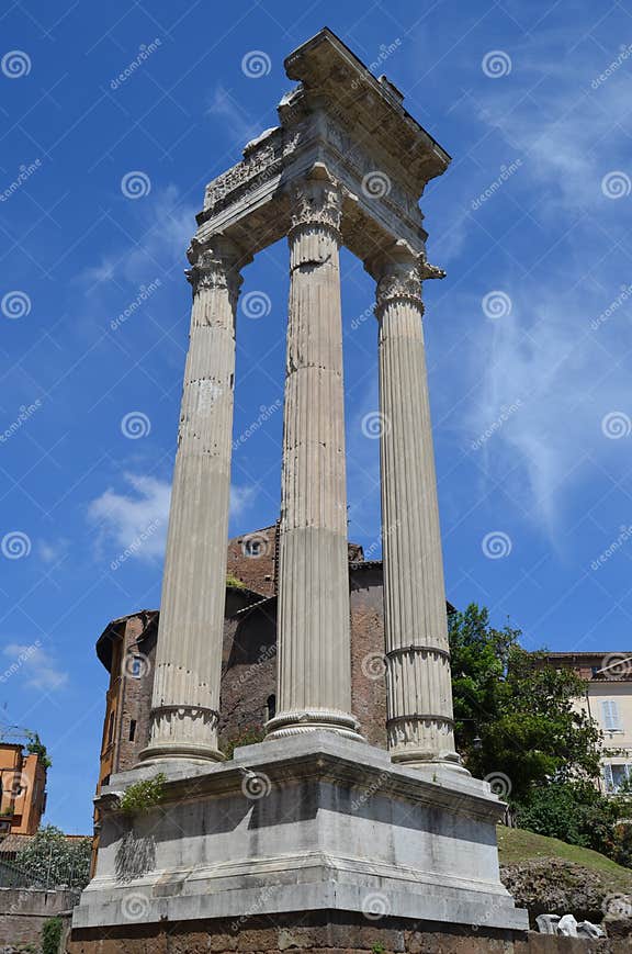 Temple of Apollo. Rome stock image. Image of colonnade - 26303085